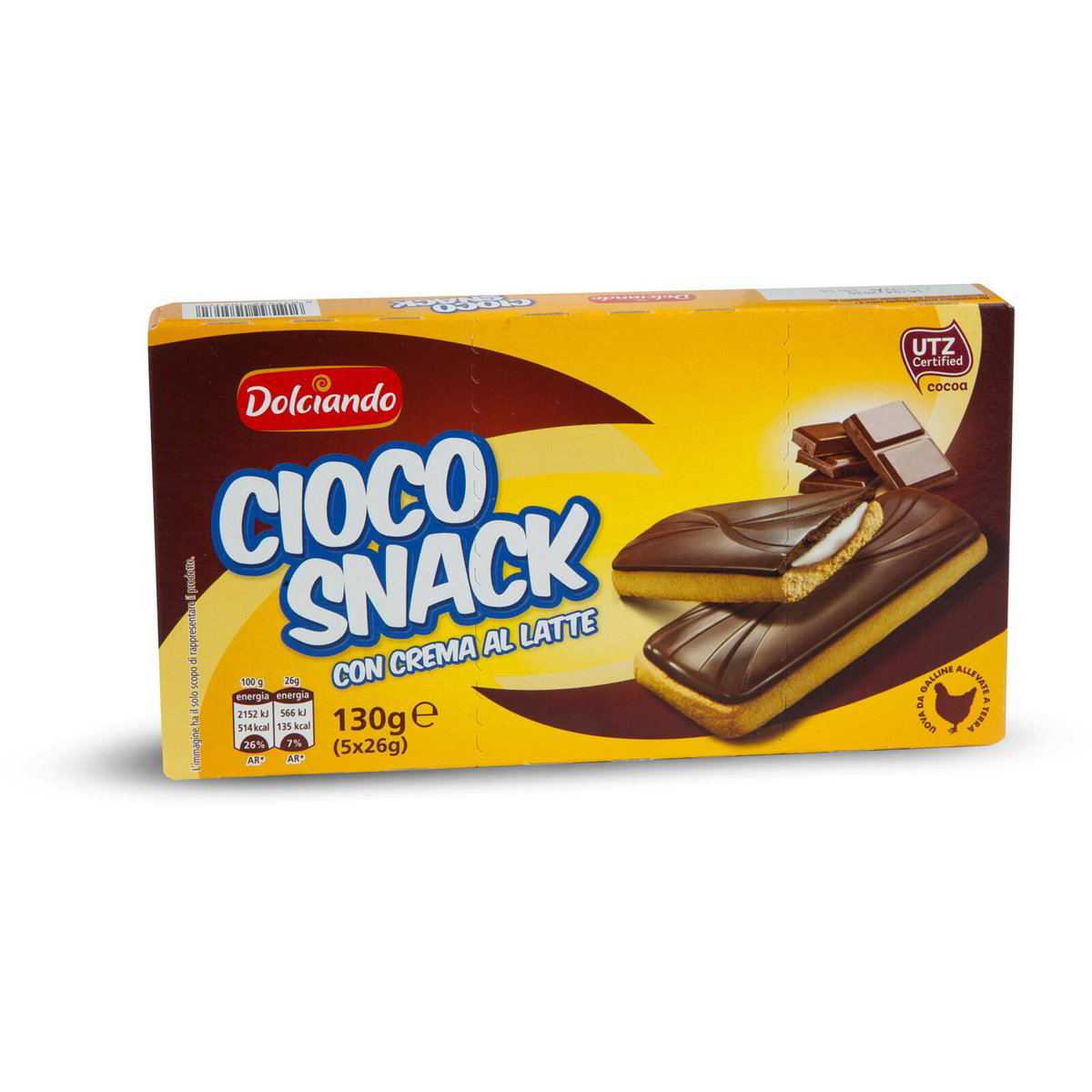 Cioco snack con crema al latte dolciando | Eurospin Spesa Online