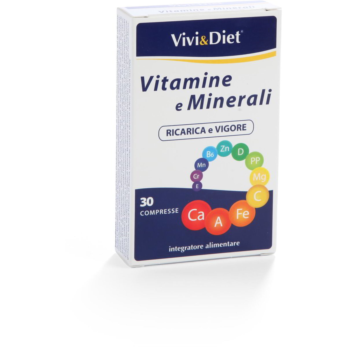 Integratore vitamine e minerali 30 compresse 33,9g in dettaglio ...