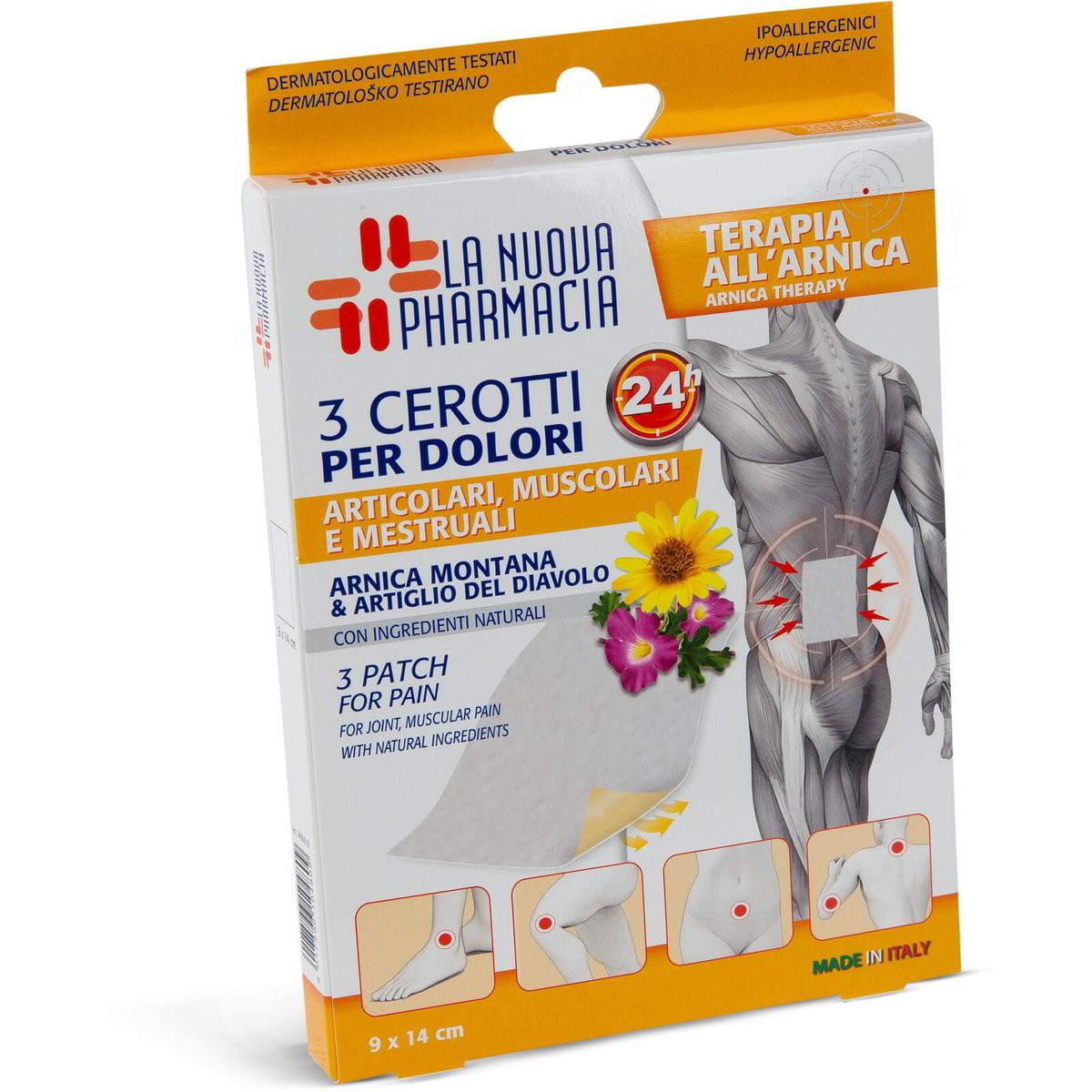 Cerotti per dolori articolari, muscolari e mestruali 3 pezzi la nuova ...