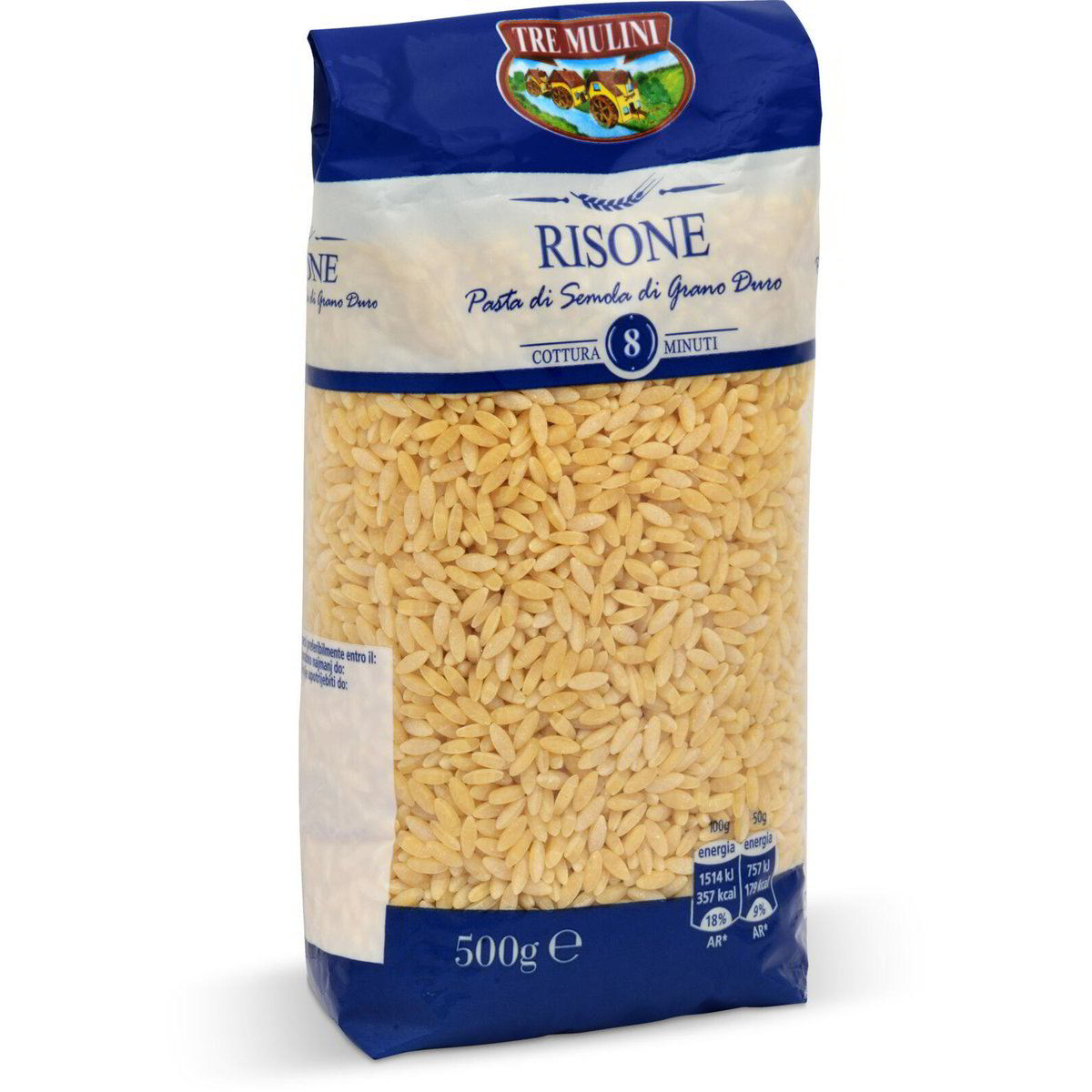 Pasta risone per minestra TRE MULINI 500g in dettaglio | Eurospin Spesa ...