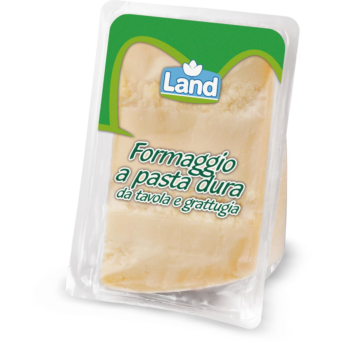 Formaggio a pasta dura da tavola e grattugia LAND 600g in dettaglio ...