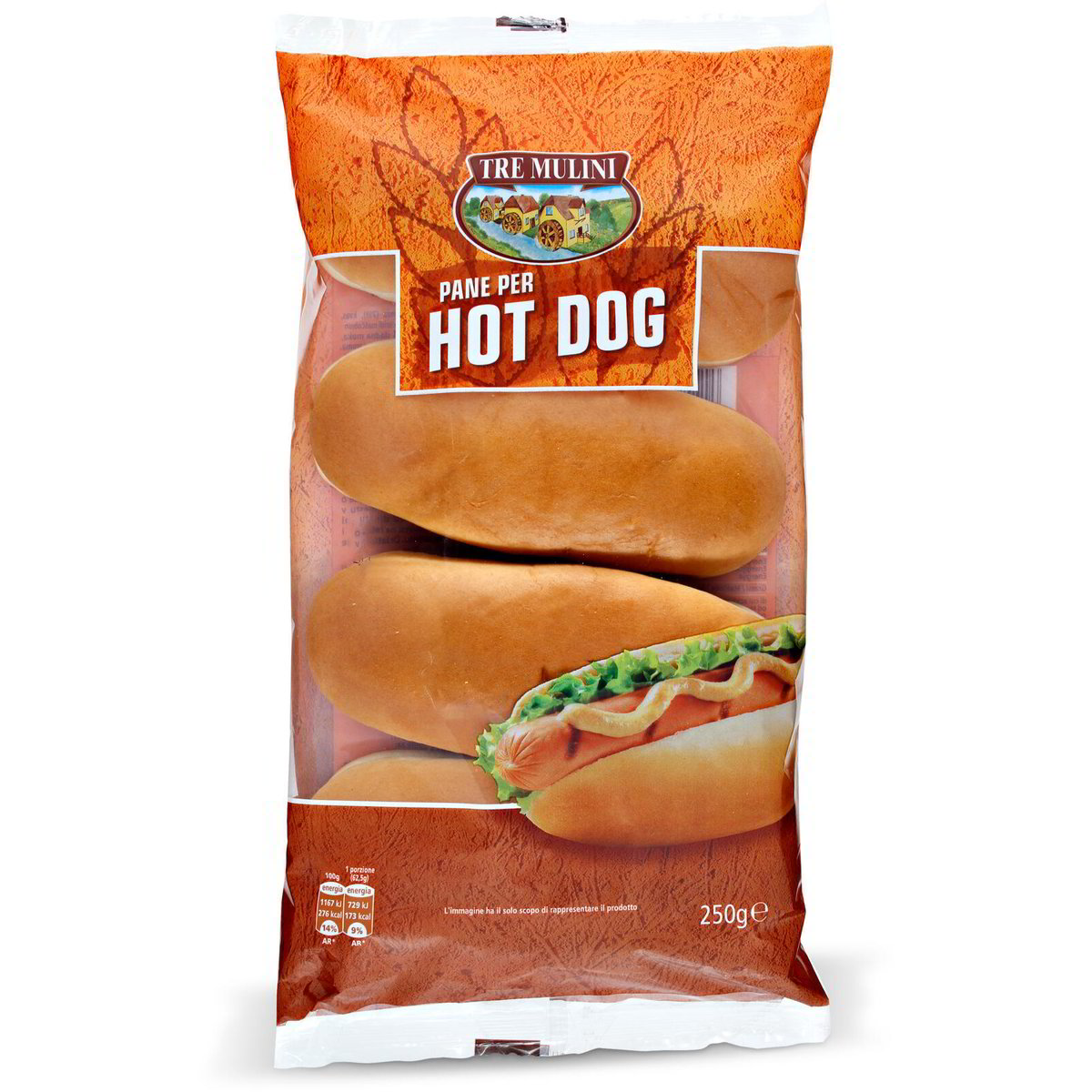 Pane per hot dog TRE MULINI 250g in dettaglio | Eurospin Spesa Online