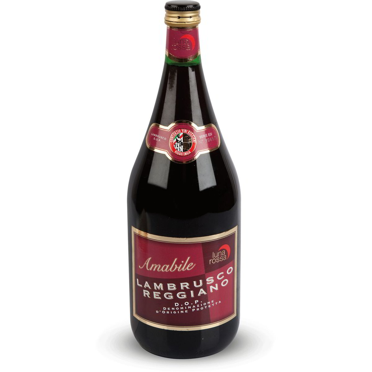 Vino Lambrusco Reggiano DOP Amabile - Luna Rossa 1,5l in dettaglio ...