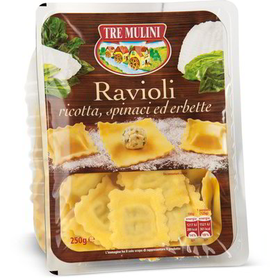 Ravioli ricotta, spinaci ed erbette tre mulini | Eurospin Spesa Online