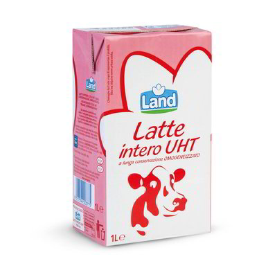 Latte intero UHT a lunga conservazione omogeneizzato land | Eurospin ...