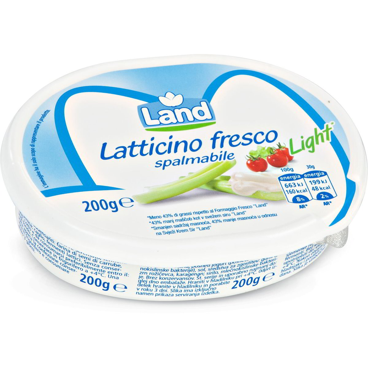 Formaggio latticino fresco spalmabile light land | Eurospin Spesa Online