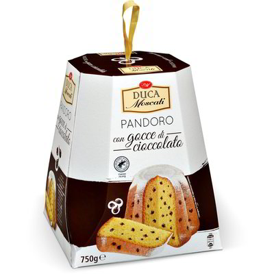 Pandoro con gocce di cioccolato dm duca moscati | Eurospin Spesa Online