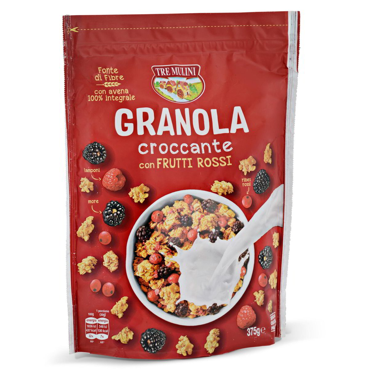 Granola croccante con frutti rossi tre mulini | Eurospin Spesa Online