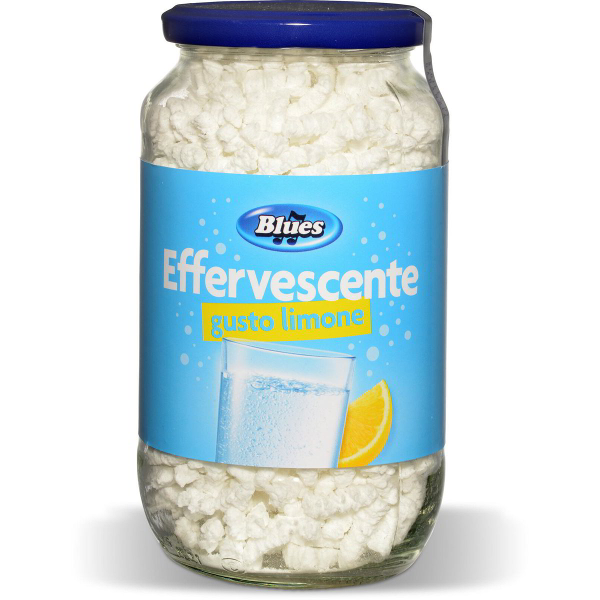 Effervescente gusto limone preparato granulare per bevande blues ...