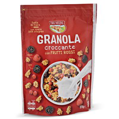 Granola croccante con frutti rossi tre mulini | Eurospin Spesa Online